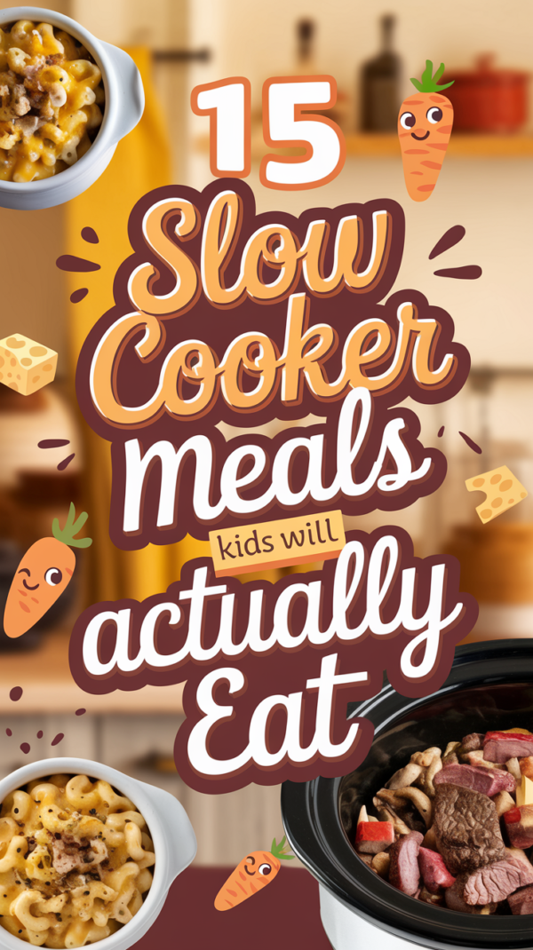 15 Easy Slow Cooker Meals Your Kids Will Love - spoonandsip.com