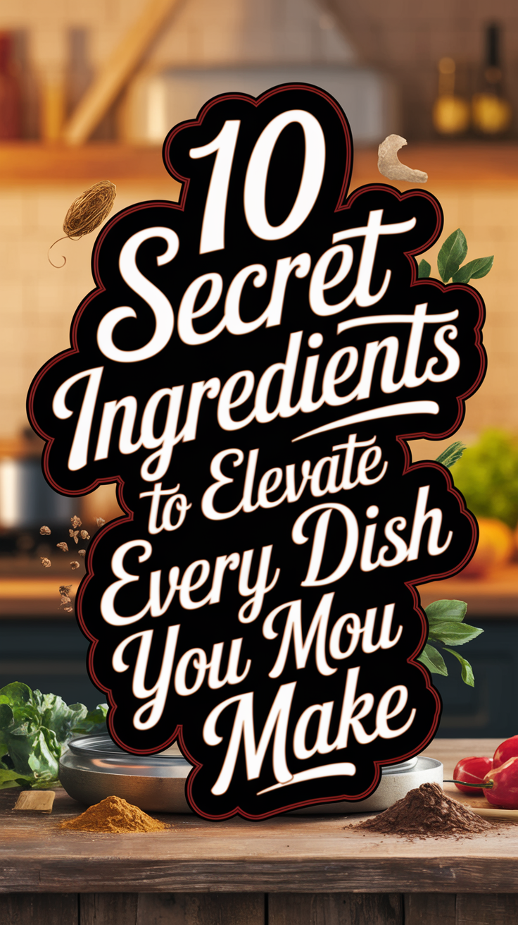 10 Secret Ingredients to Elevate Every Dish You Make - spoonandsip.com