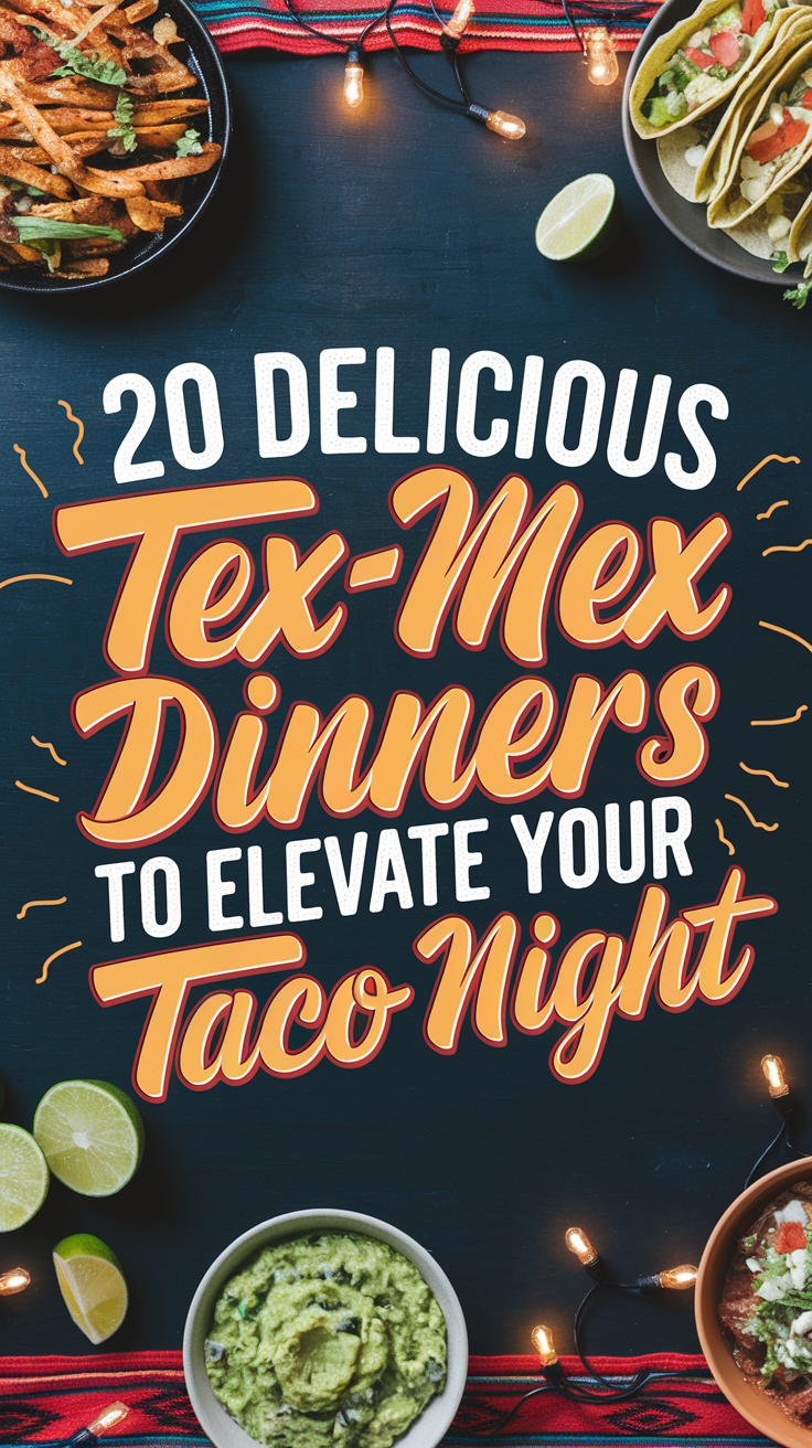 15 Delicious Tex-Mex Dinners To Elevate Your Taco Night - spoonandsip.com