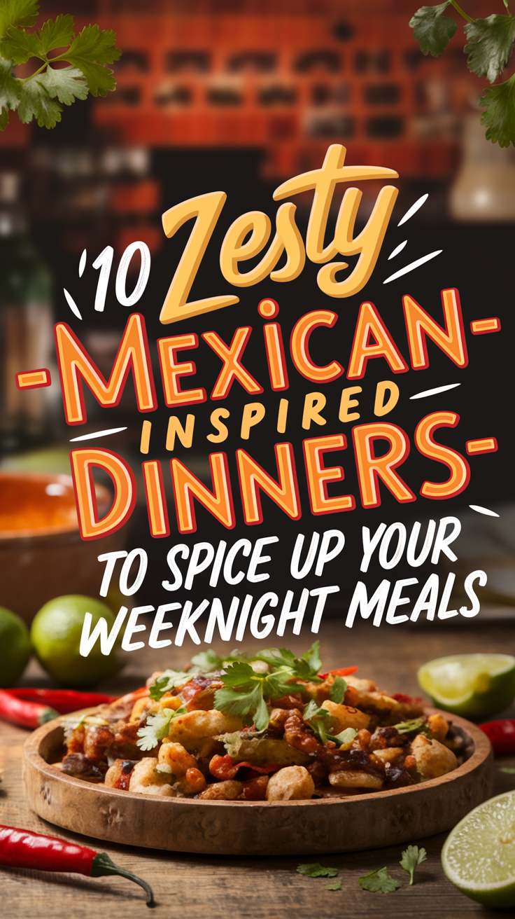 10 Zesty Mexican-Inspired Dinners for Flavorful Weeknight Meals ...