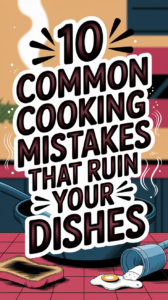 10 Common Cooking Mistakes That Ruin Your Dishes - spoonandsip.com