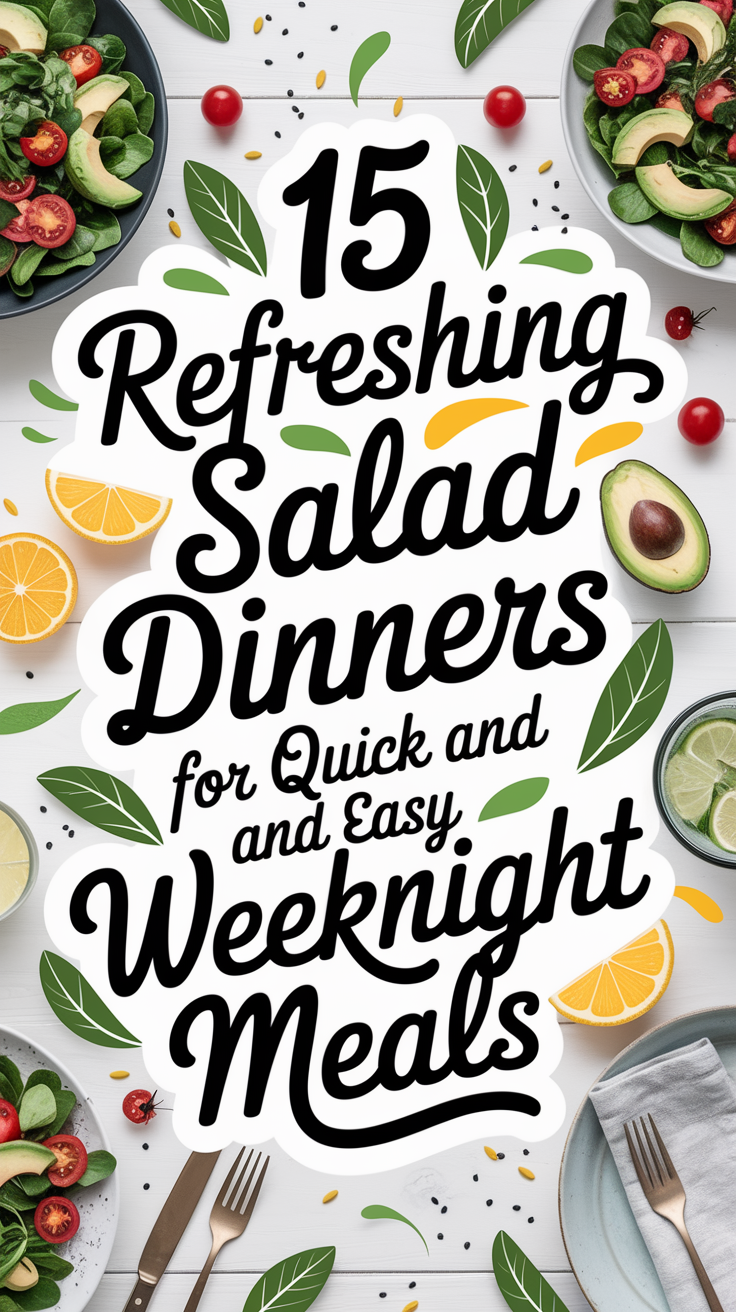 15 Quick and Easy Salad Dinners for Refreshing Weeknight Meals ...